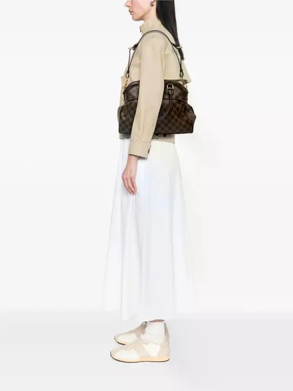 LOUIS VUITTON 2008 Damier Ebene Trevi Pm Satchel