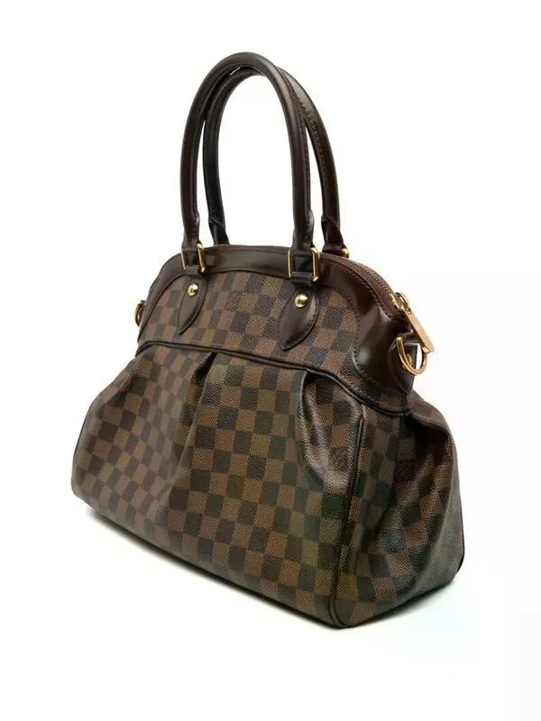 LOUIS VUITTON 2008 Damier Ebene Trevi Pm Satchel