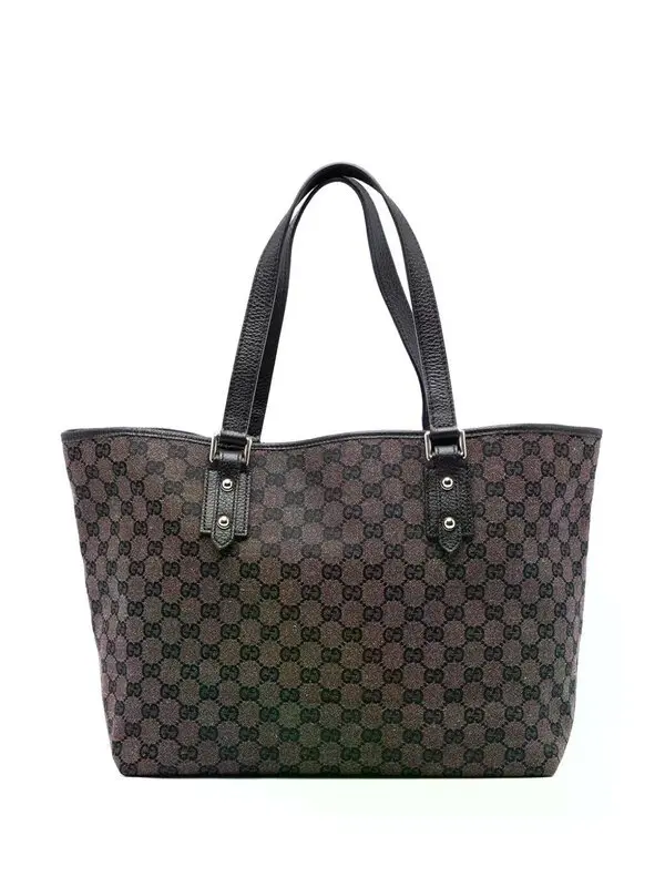 Gucci Gg Canvas Tote Bag - Brown