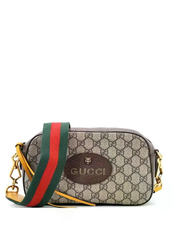 Gucci Neo Vintage Camera Messenger Bag Gg Coated Canvas - Brown