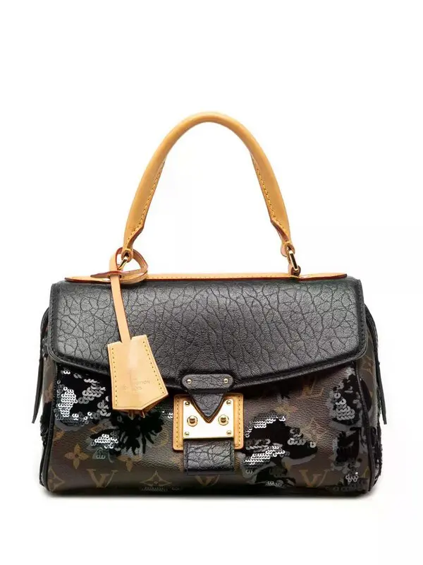 LOUIS VUITTON 2010 Monogram Fleur De Jais Carrousel Handbag