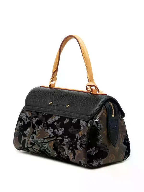 LOUIS VUITTON 2010 Monogram Fleur De Jais Carrousel Handbag