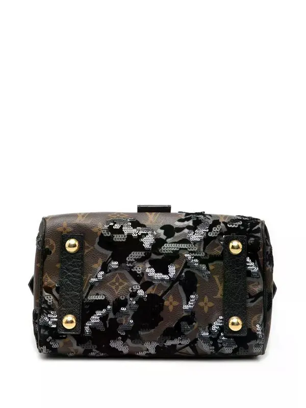 LOUIS VUITTON 2010 Monogram Fleur De Jais Carrousel Handbag