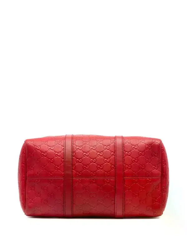 Gucci Medium Sissima Joy Boston Bag - Red