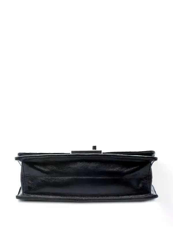 Prada Woven Madras Leather Chain Flap Bag