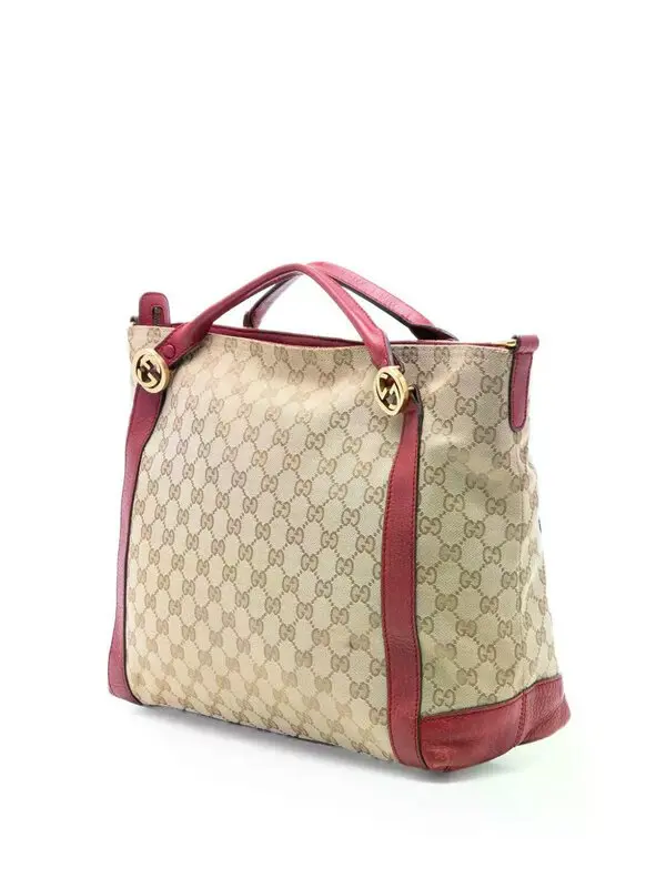 Gucci Gg Canvas Miss Gg Satchel - Red