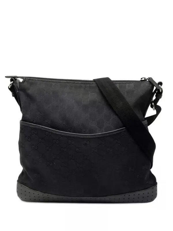 Gucci Gg Canvas Crossbody Bag 2000-2015 - Black