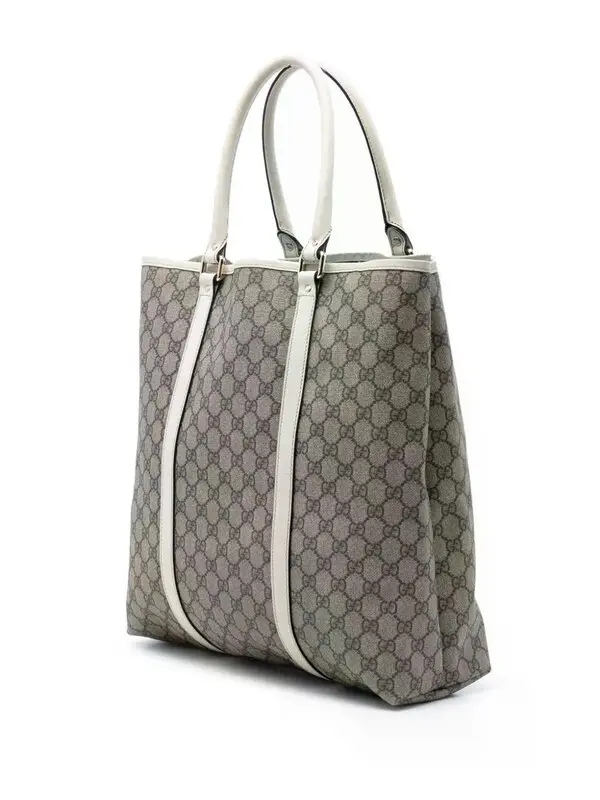 Gucci Gg Supreme Joy Vertical Tote Bag - White