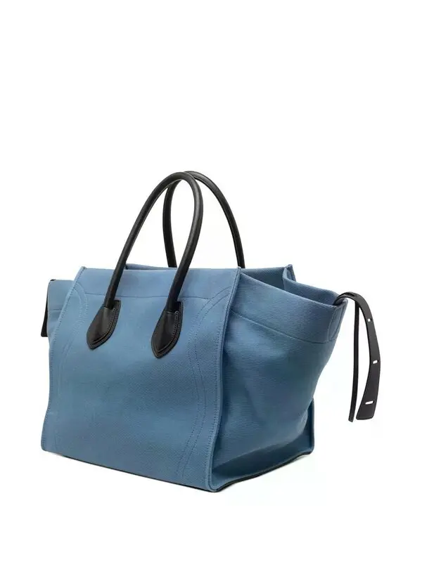 Celine 2016 Medium Denim Phantom Luggage Tote Bag - Blue