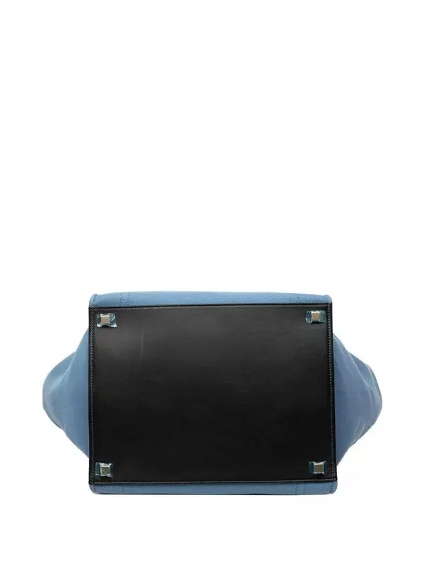 Celine 2016 Medium Denim Phantom Luggage Tote Bag - Blue