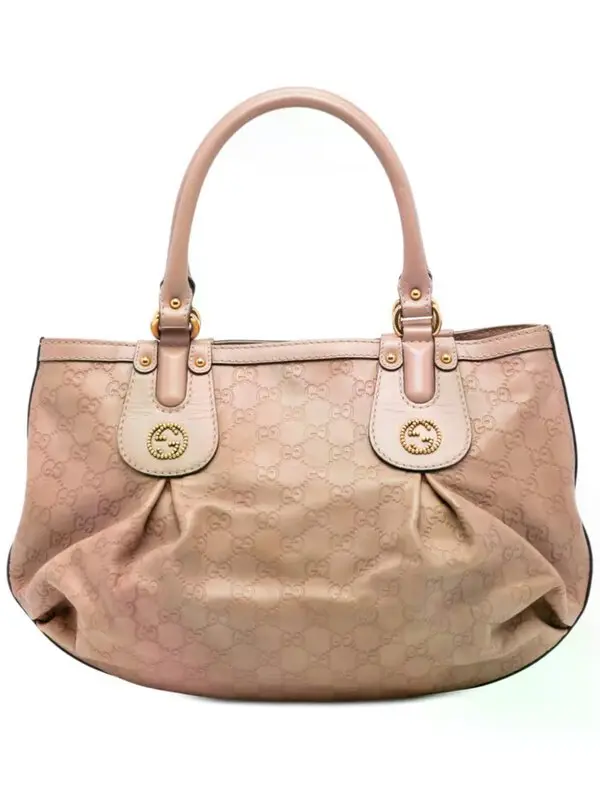 Gucci 2016-2025 Sima Scarlett Tote Bag - Brown