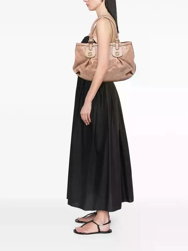 Gucci 2016-2025 Sima Scarlett Tote Bag - Brown
