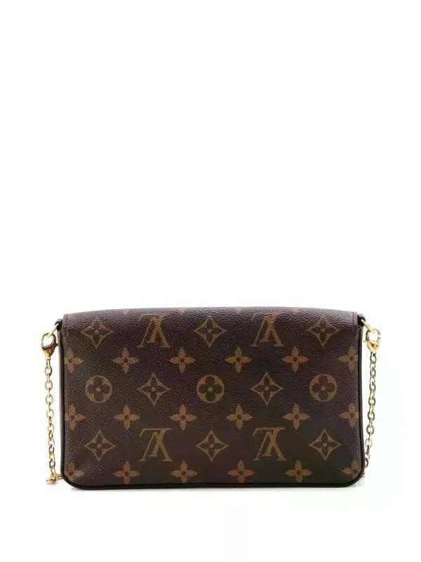 LOUIS VUITTON Felicie Pochette Monogram Canvas - Brown