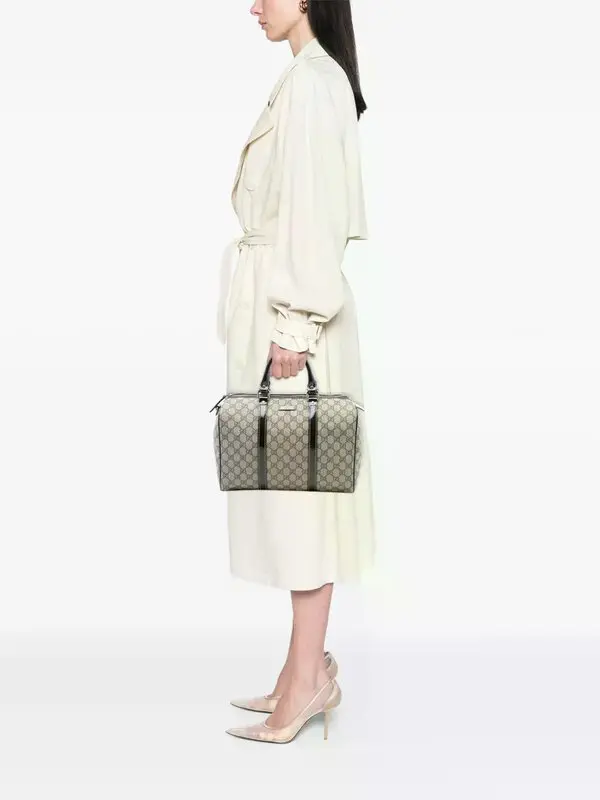 Gucci Gg Supreme Joy Boston Bag - Black