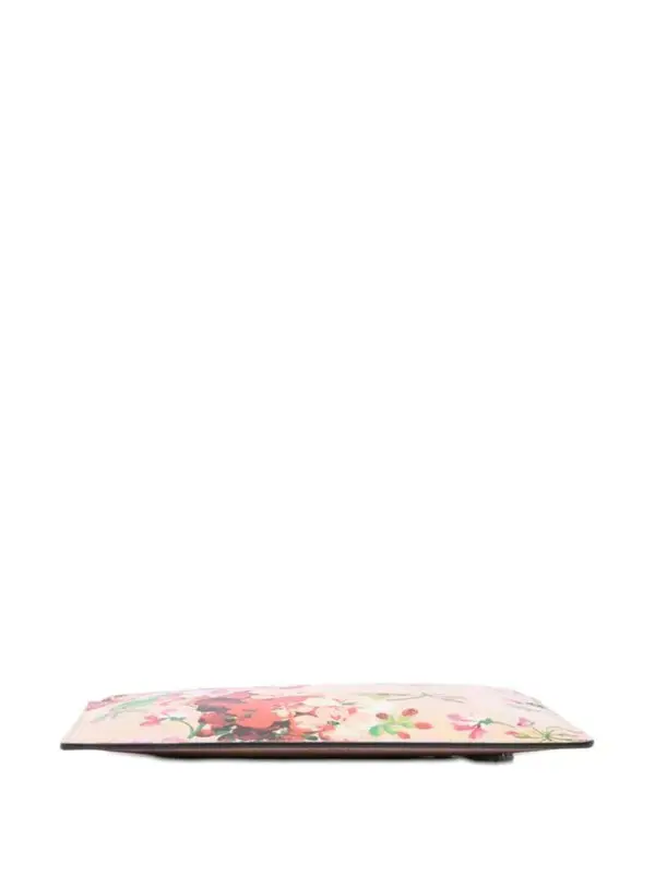 Gucci Calfskin Blooms Chain Clutch Shoulder Bag
