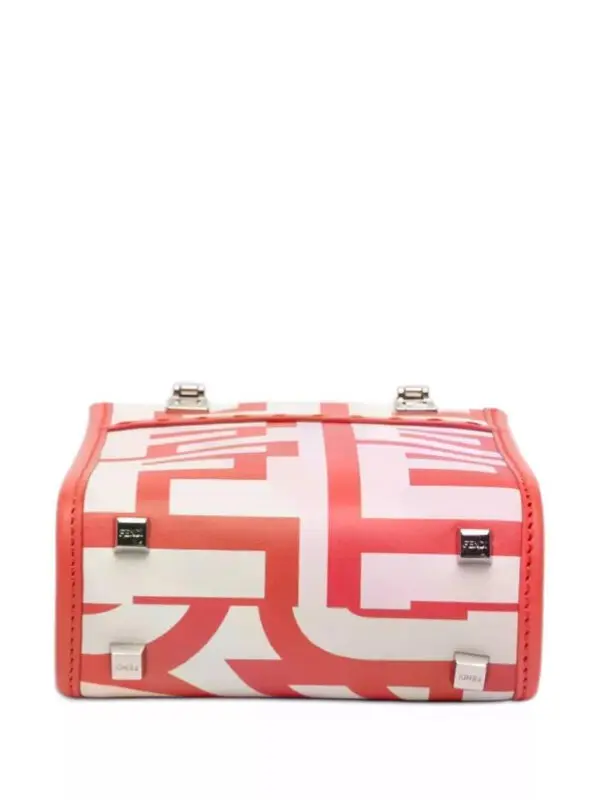 Fendi Mini Leather Sunshine Shopper Tote Satchel
