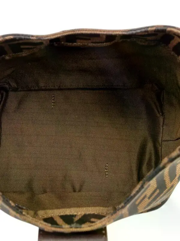 Fendi 2000-2010 Zucca Canvas Shoulder Bag