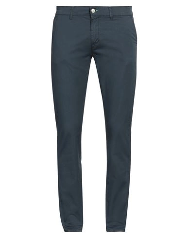 DANIELE ALESSANDRINI Pants Size Cotton, Elastane - Midnight Blue