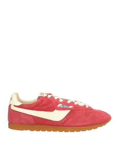 AUTRY Leather Low-top Sneakers - Red