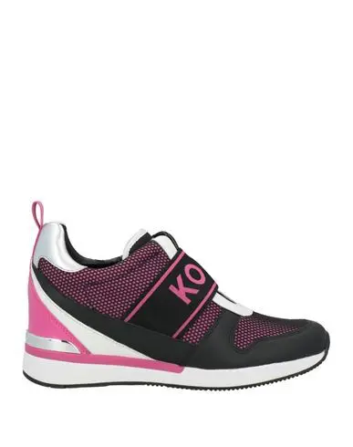 Michael Kors Wedge Sneakers With Fishnet Detailing