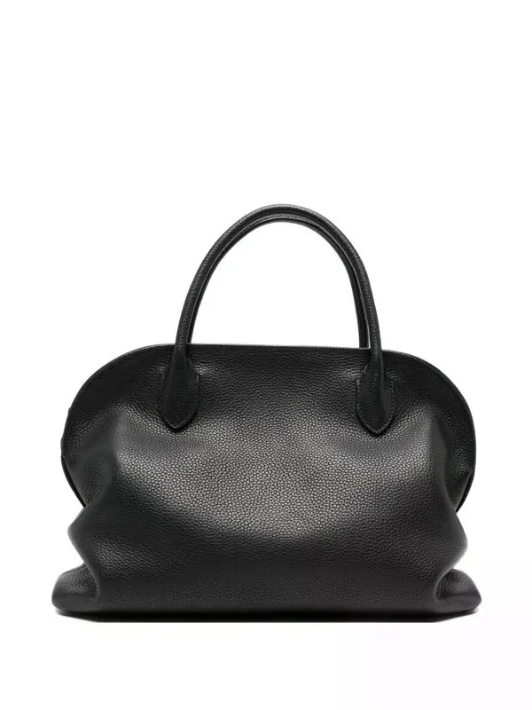 THE ROW Agnes 12 Grained-leather Tote Bag - Black