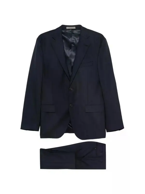Corneliani Button Virgin-wool Suit - Blue