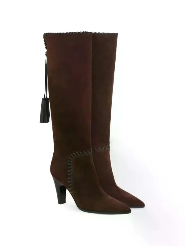 GIANVITO ROSSI Tassel Detail Boots - Brown