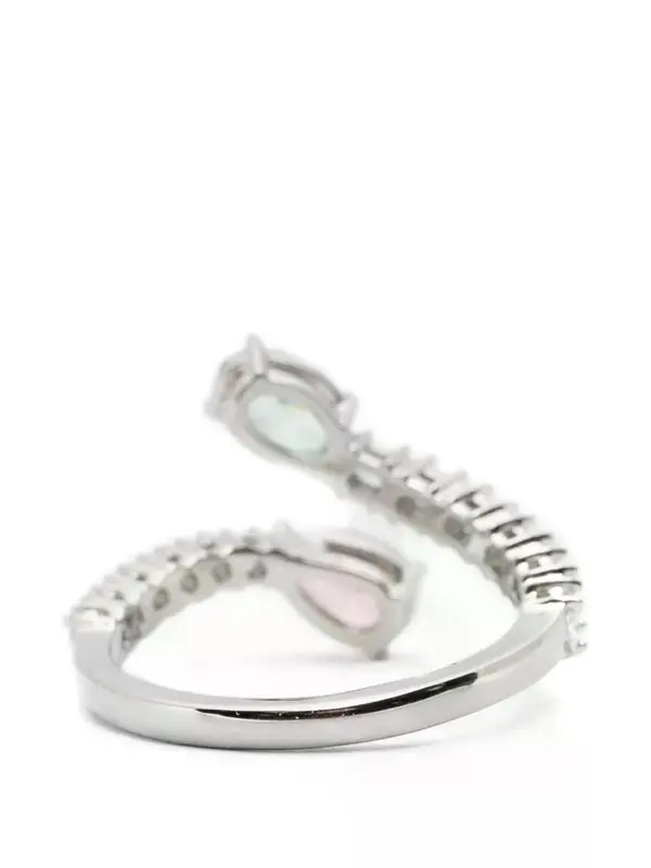 SWAROVSKI X Ariana Grande Capsule Teardrop Band Ring - Silver