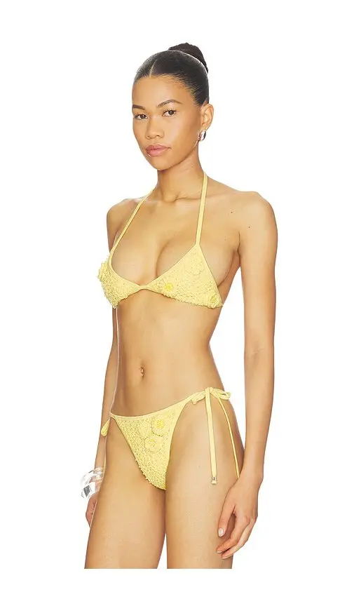 VDM Crochet Triangle Bikini Top