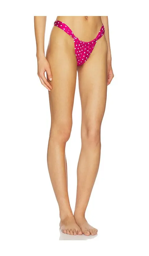 VDM Livi Bikini Bottom Polka Dot - Berry