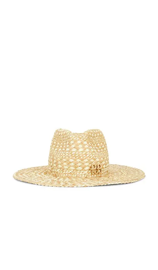 Ruslan Baginskiy Rhomboidal Pattern Fedora - Beige