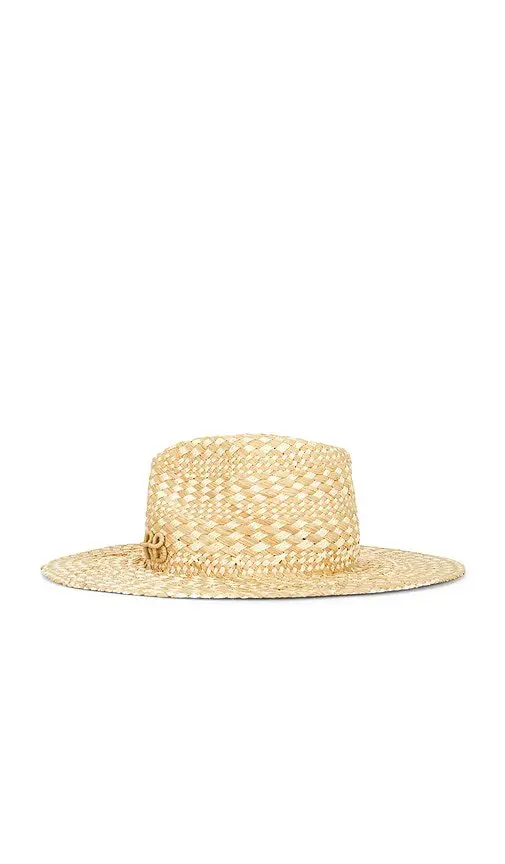Ruslan Baginskiy Rhomboidal Pattern Fedora - Beige