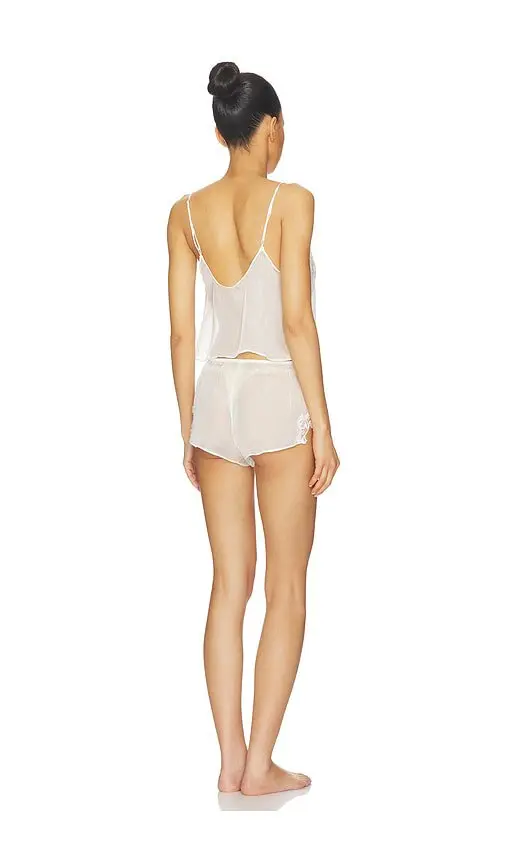 SKIMS Romance Lace Cami And Short Set - Ivory