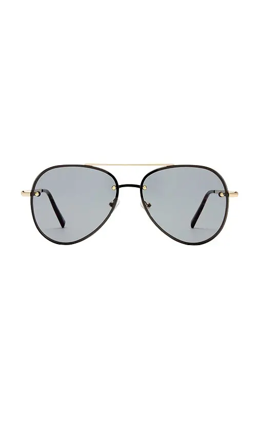 AIRE Mirzam Sunglasses - Gold  Cookie Tort  & Smoke Tint