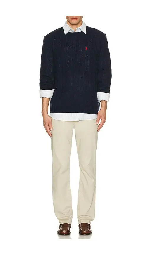 Polo Ralph Lauren Cable-knit Wool-cashmere Sweater