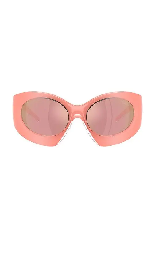 DIESEL® Cat Eye Sunglasses - Cristal & Varnish Peach