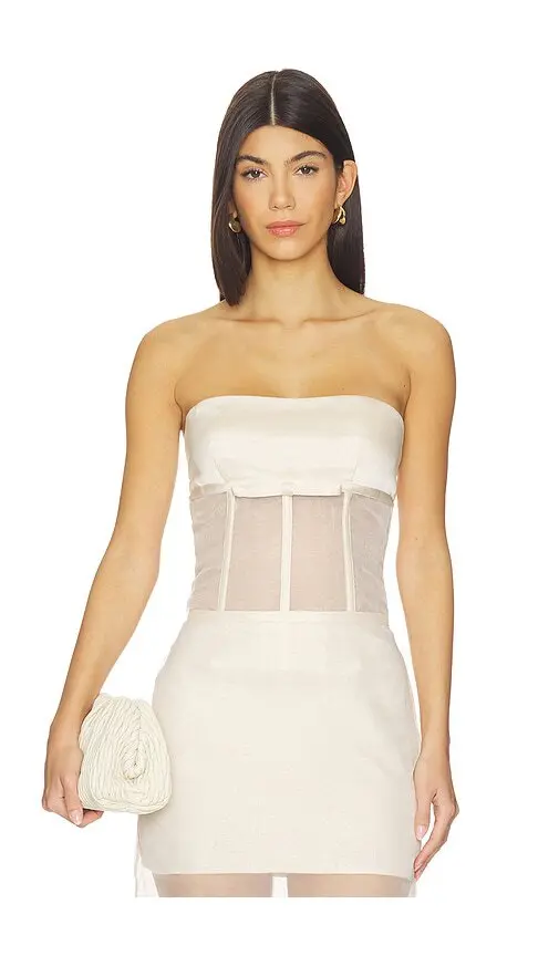 Lpa Cara Strapless Corset - Champagne