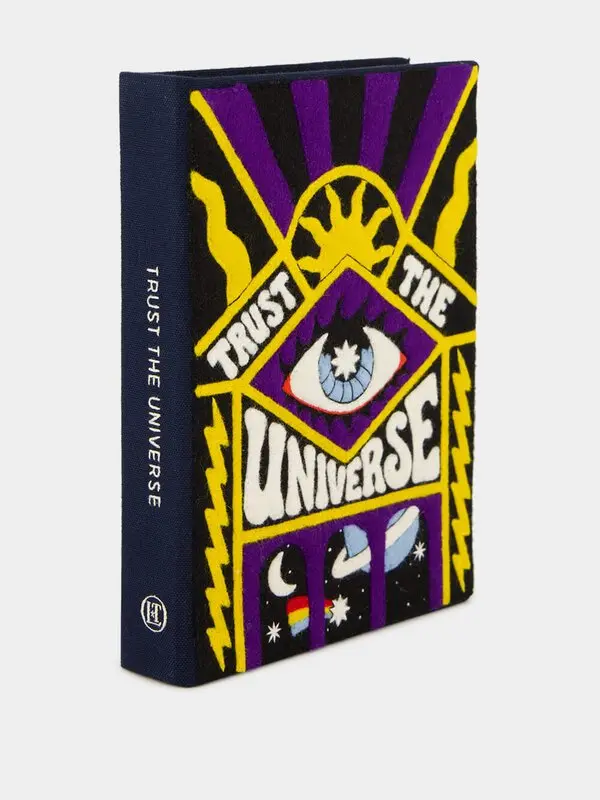 OLYMPIA LE-TAN Trust The Universe Clutch - Purple