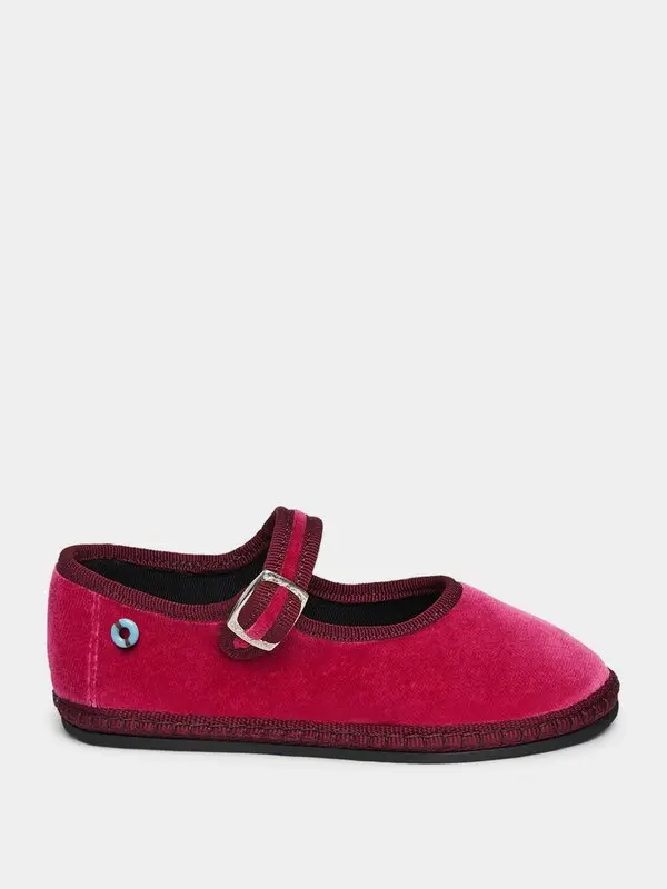 PIEDATERRE Mary Jane 'grace' Bambino Slippers - Pink