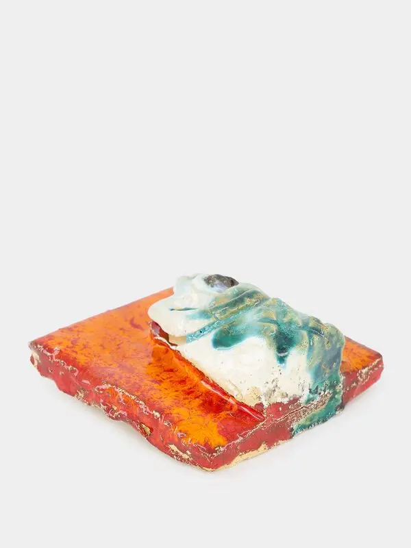 Studio Bongard 3d Sardine Head Tile Sculpture