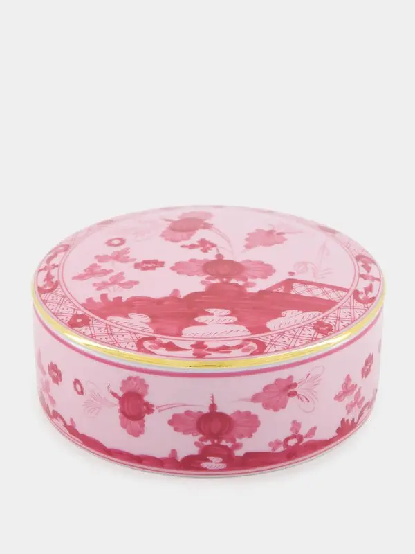 GINORI 1735 Oriente Italiano Porpora Trinket Box - Pink