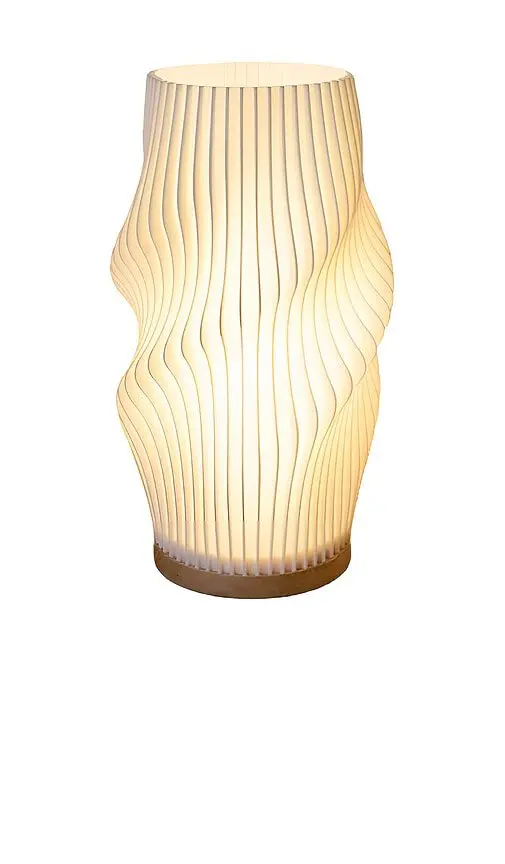 HUEGAH HOME Rowa Table Lamp In White - N,a