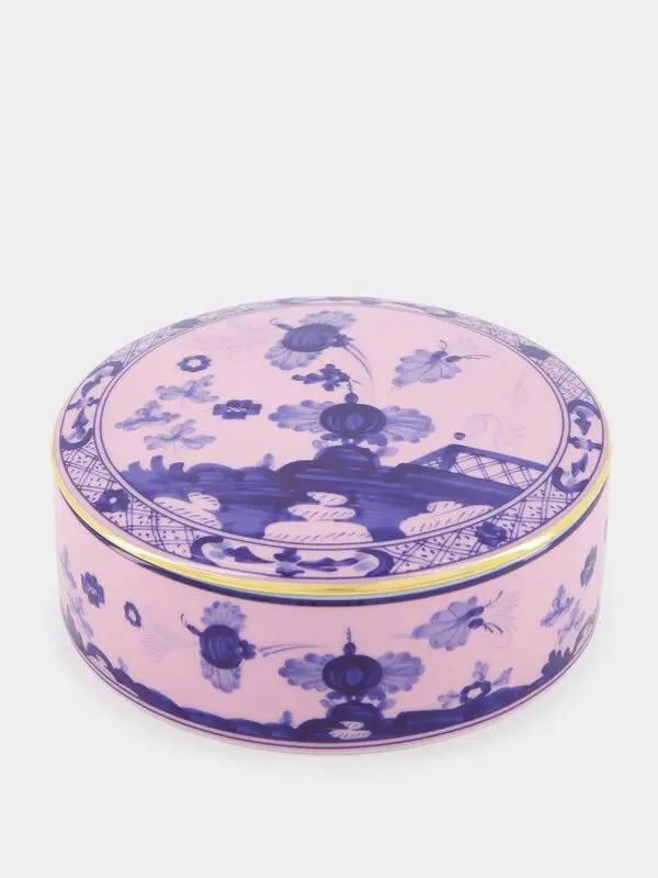 GINORI 1735 Oriente Italiano Azalea Trinket Box - Pink