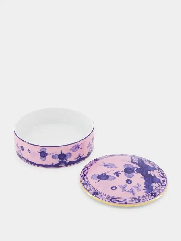 GINORI 1735 Oriente Italiano Azalea Trinket Box - Pink