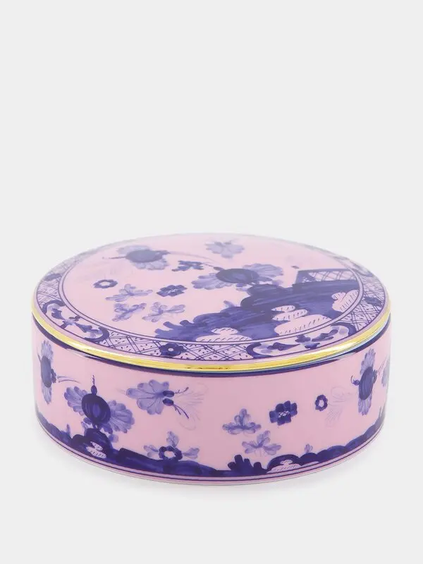 GINORI 1735 Oriente Italiano Azalea Trinket Box - Pink