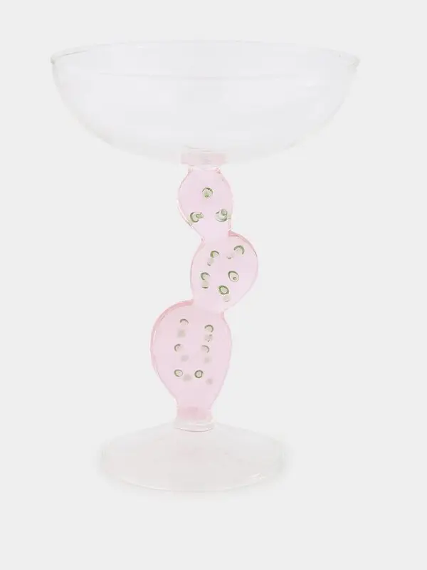 ICHENDORF MILANO Cactus Champagne Glass - Pink