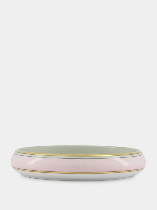 GINORI 1735 Rosa Porcelain Diva Round Tray