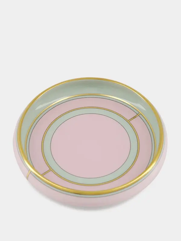GINORI 1735 Rosa Porcelain Diva Round Tray