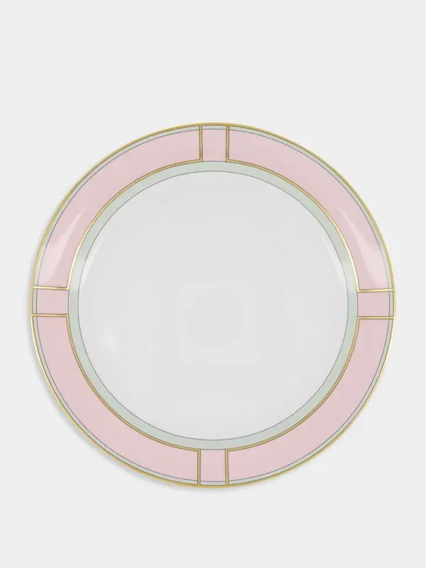 GINORI 1735 Rosa Diva Flat Plate - Pink