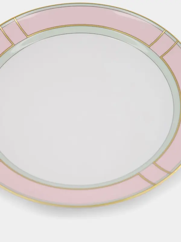GINORI 1735 Rosa Diva Flat Plate - Pink
